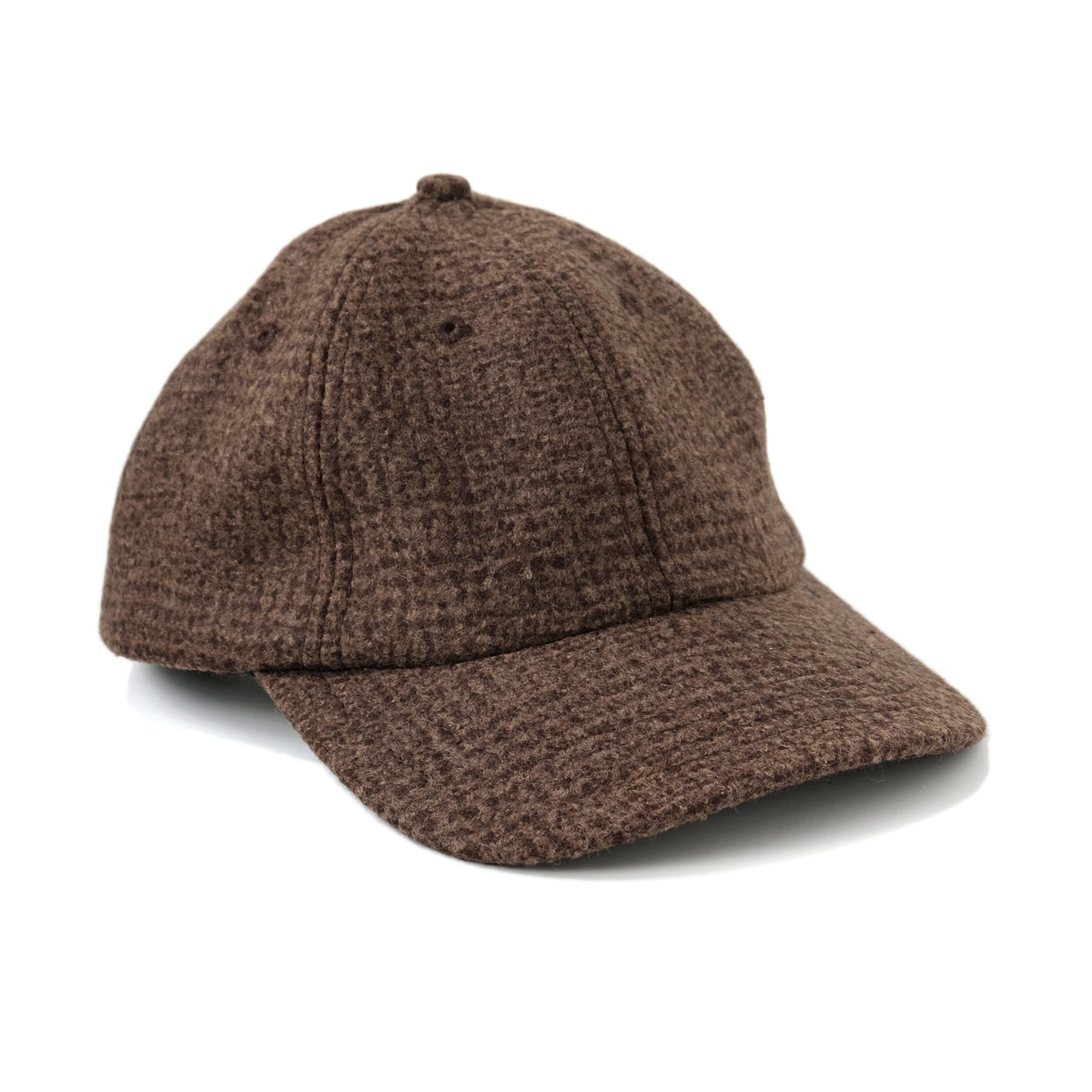Brown Bouclé Wool Ball Cap – Outclass